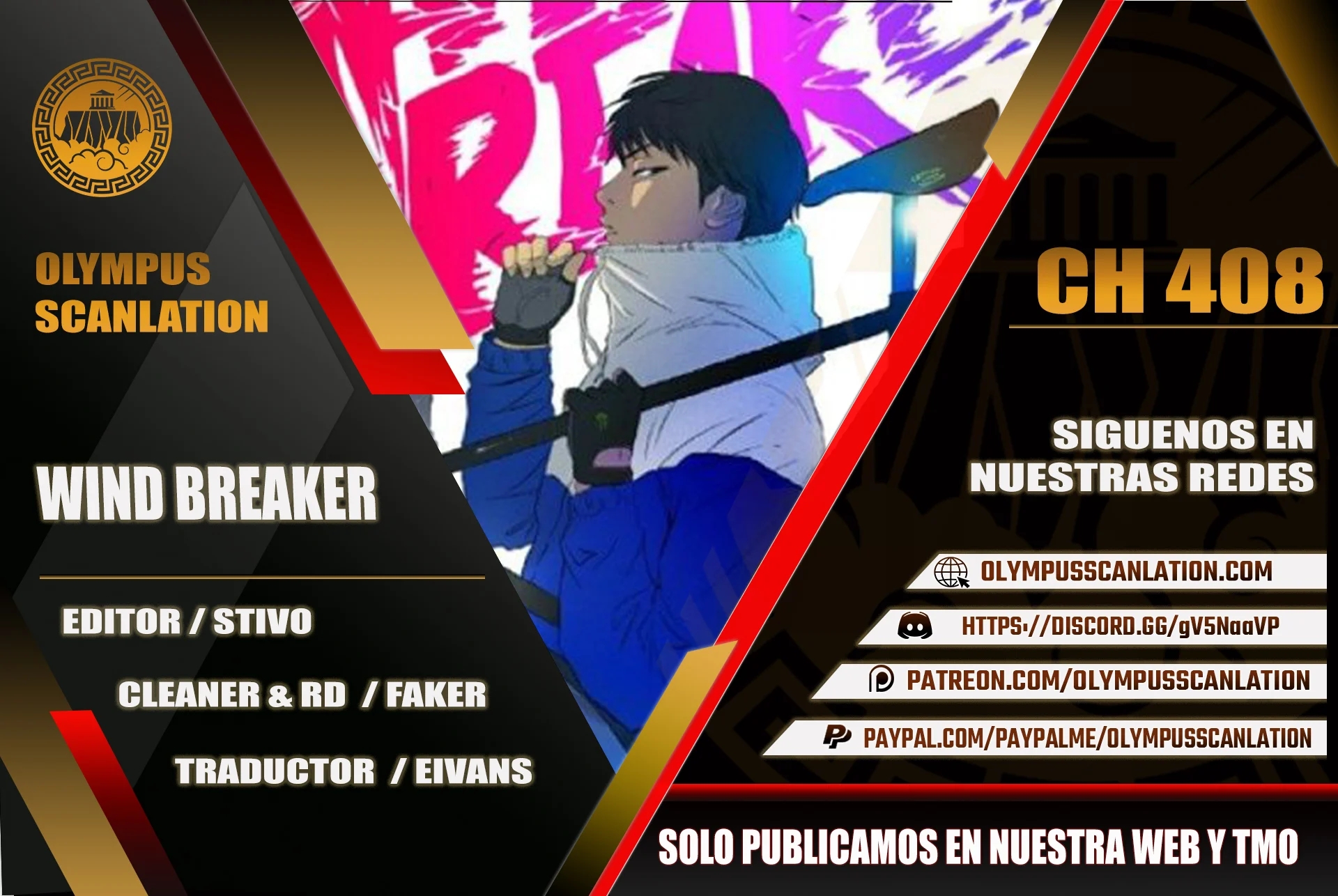 Wind Breaker Capitulo 408 En línea