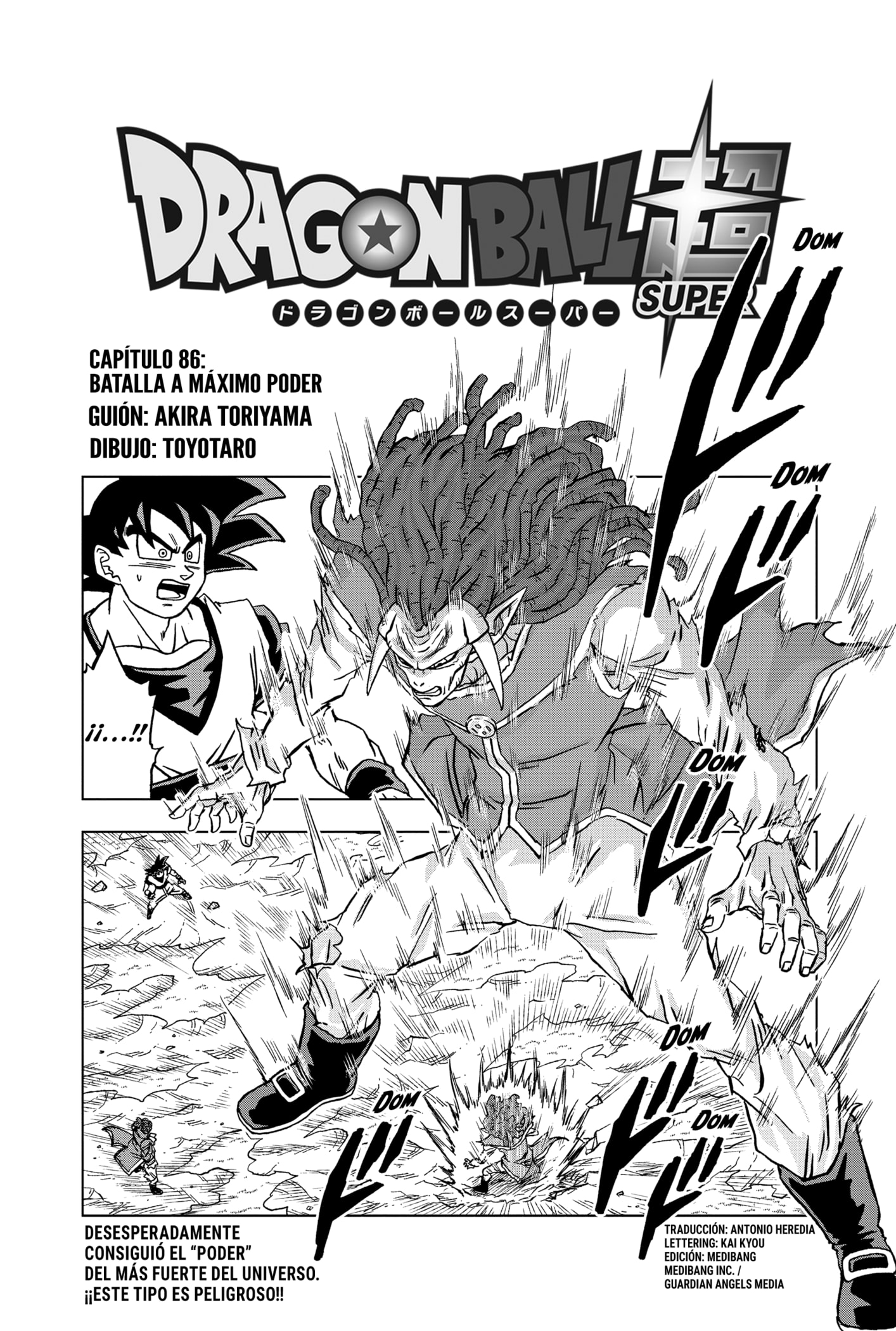 Dragon Ball Super Capitulo 86 En línea